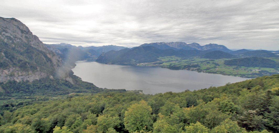 Teleférico de Grünberger e caminho pelas copas das árvores/Grünberger ...